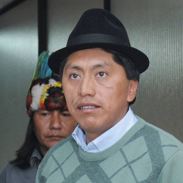 "Como Gobierno, no pactamos con Chevron", dice Cholango
