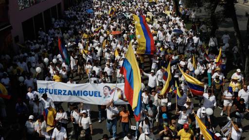 En la multitudinaria 'Marcha del silencio', los colombianos gritaron ...