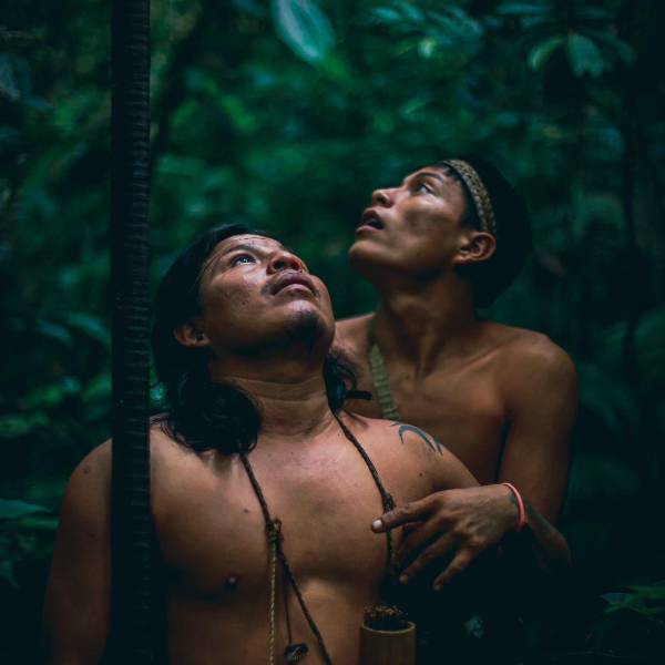 Encuentro cultural con los waoranis del Yasuní en el MAAC de Guayaquil
