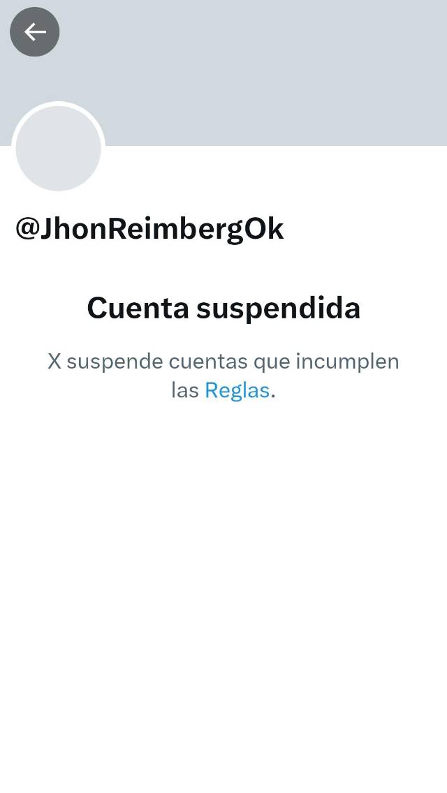Cuenta en X de John Reimberg Oviedo, el nuevo ministro del Interior ...