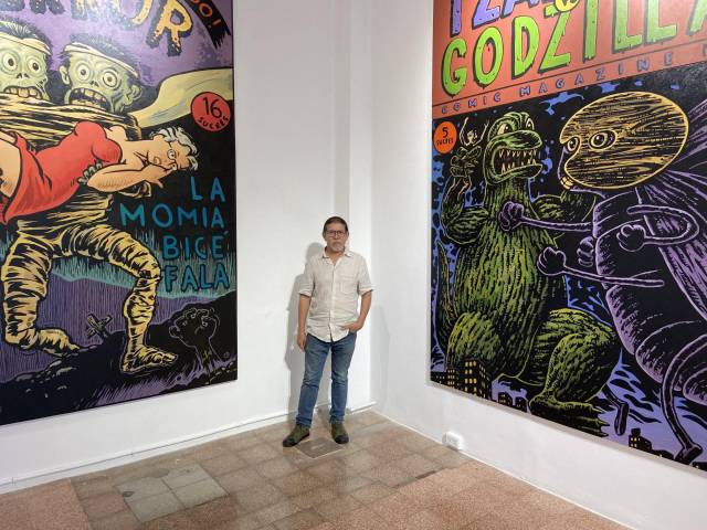 Jorge Velarde cuenta su vida con un pincel