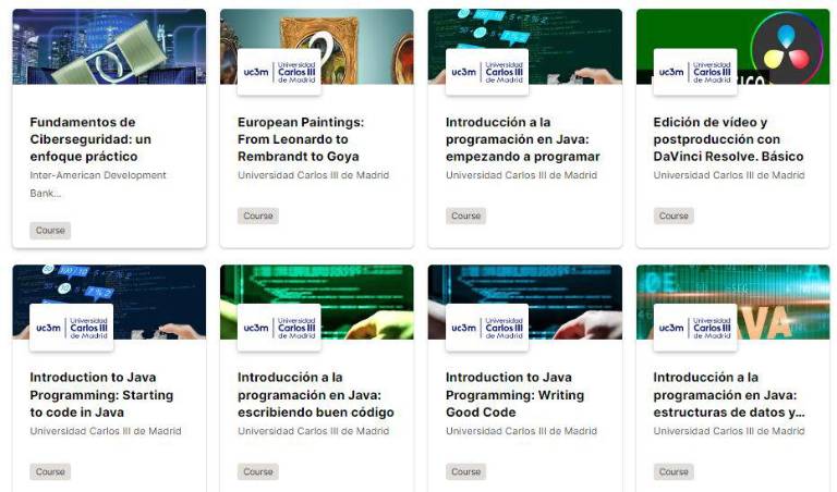 La Universidad Carlos III de Madrid tiene cursos en línea gratuitos ...